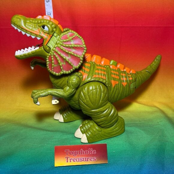 Toys | Fisher Price Imaginext Surge The Frilled Raptor Dinosaur Walking ...